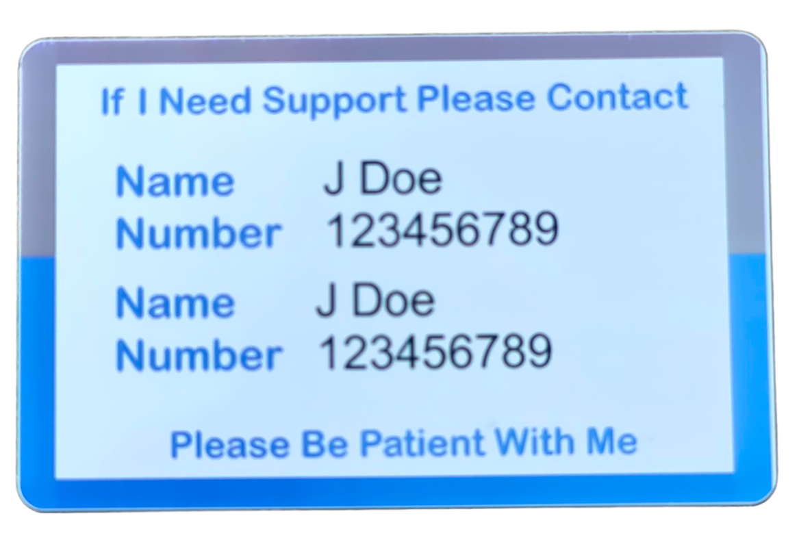 Insulin Dependent Diabetic Awareness Card and Lanyard – Cards And Tags ...